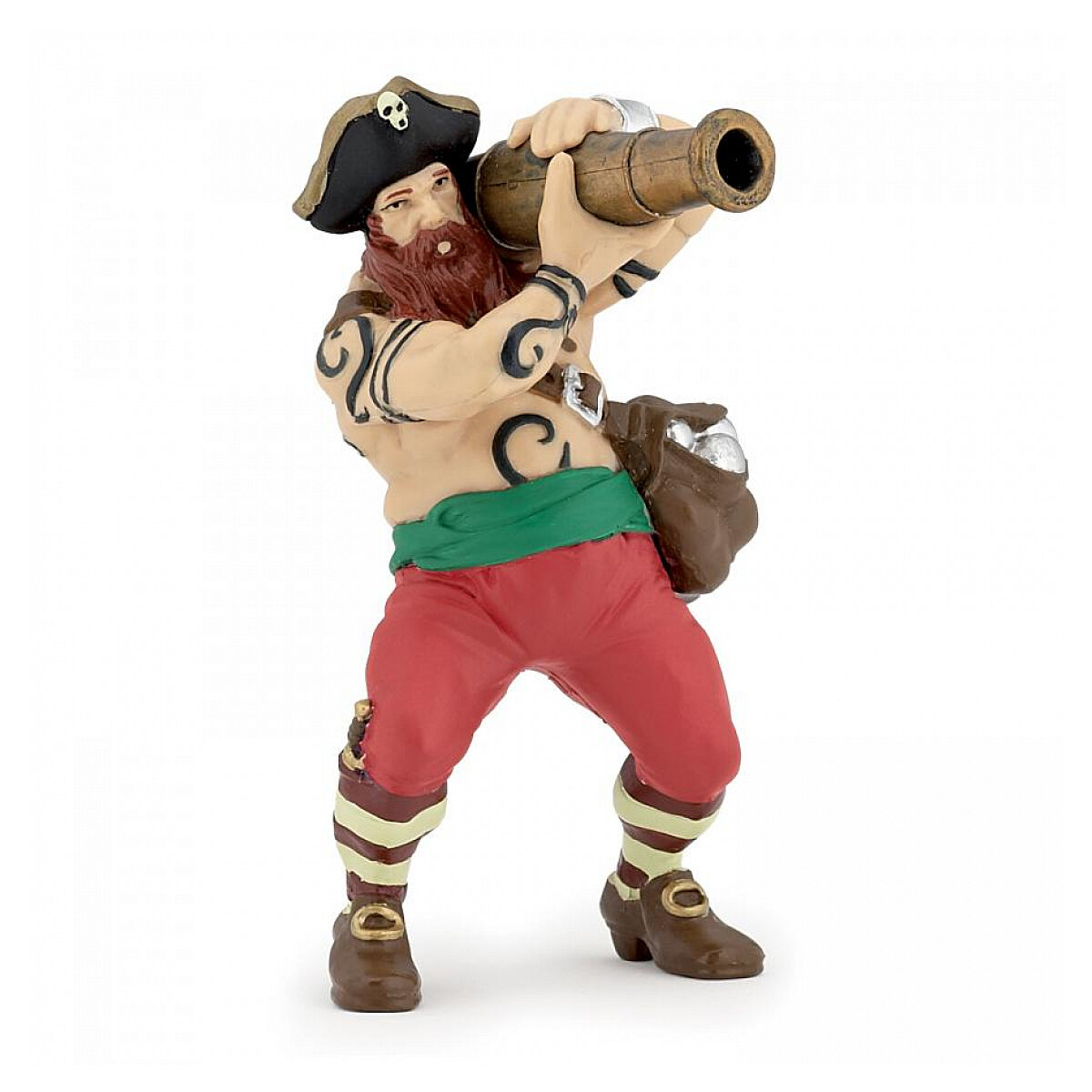 Pirate au Canon Papo - Figurine de Collection de Pirate Musclé - La Poste