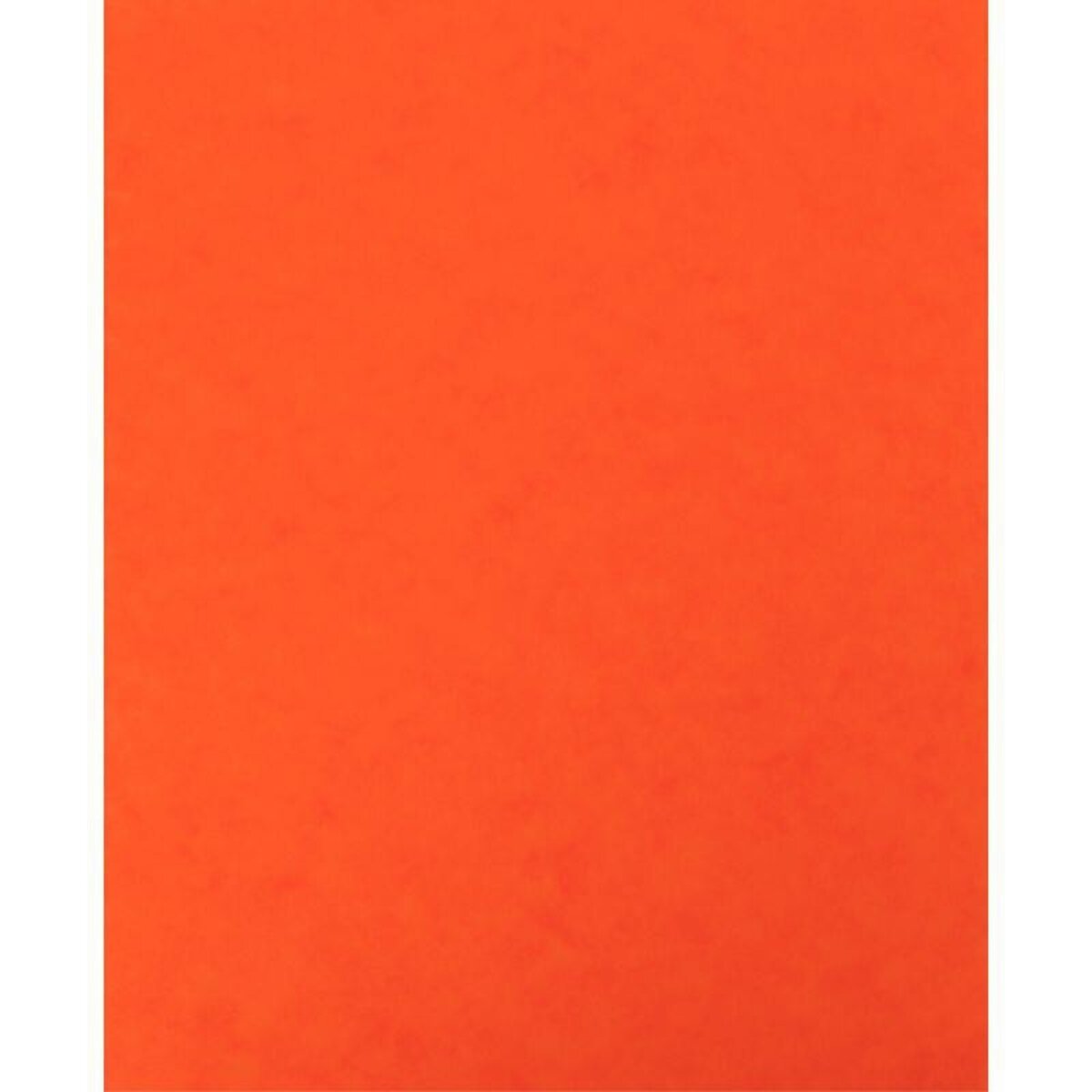 Protège-cahier en carte lustrée orange format 18 x 22 cm - La Poste