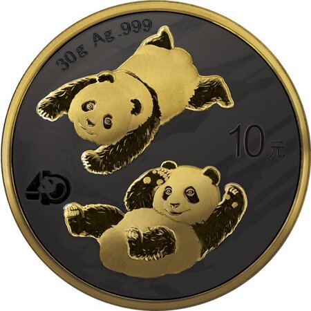 Pièce de monnaie 10 Yuan Chine 2022 30 grammes argent BU – Panda ...