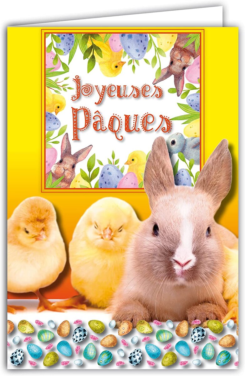 Carte joyeuses pâques - La Poste