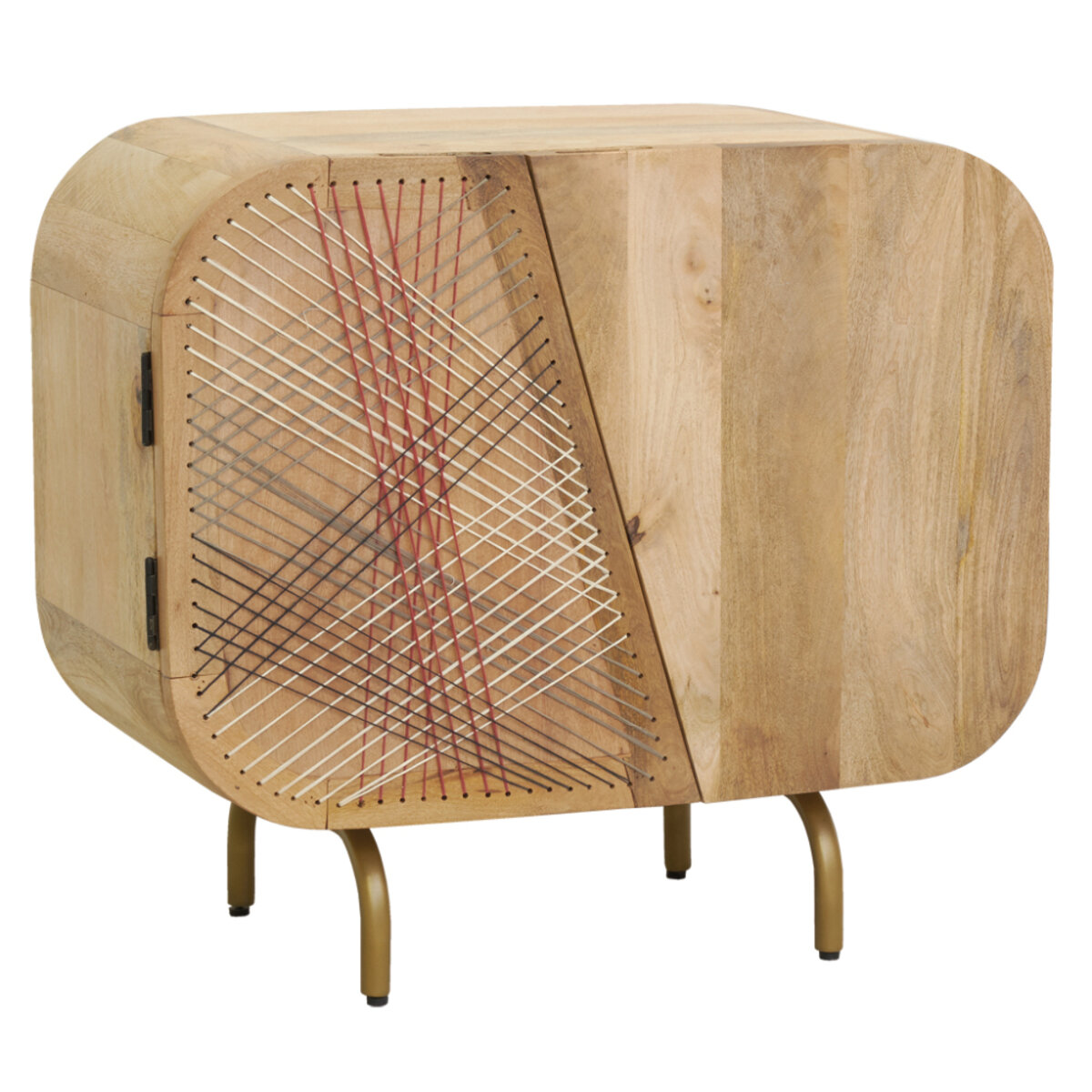 Buffet en manguier string art 2 portes - La Poste