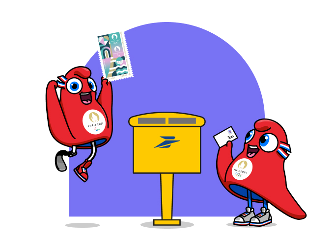 Timbre officiel des Jeux Olympiques et paralympiques de Paris 2024 - La ...