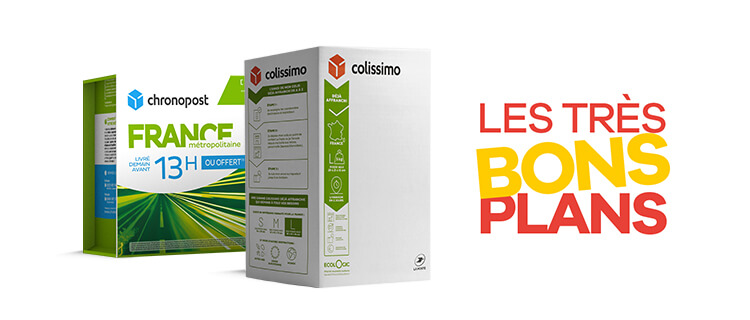 Promotions sur les emballages Colissimo | La Poste - La Poste